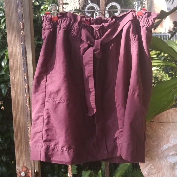 Merona | Skirts | Merona Ruffled Waist Tie Skirt Large | Poshmark